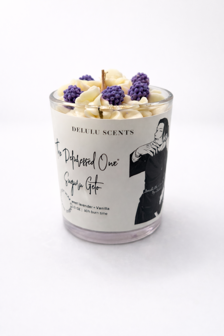 The Depressed One — Geto Suguru Dessert Candle - Scent and Flame